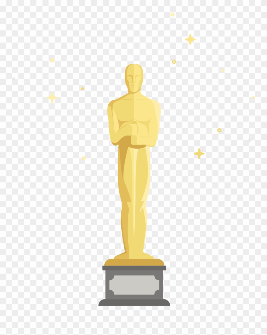 Download Oscar Clipart Figurine - Oscars Statue Cartoon - Png Download ...