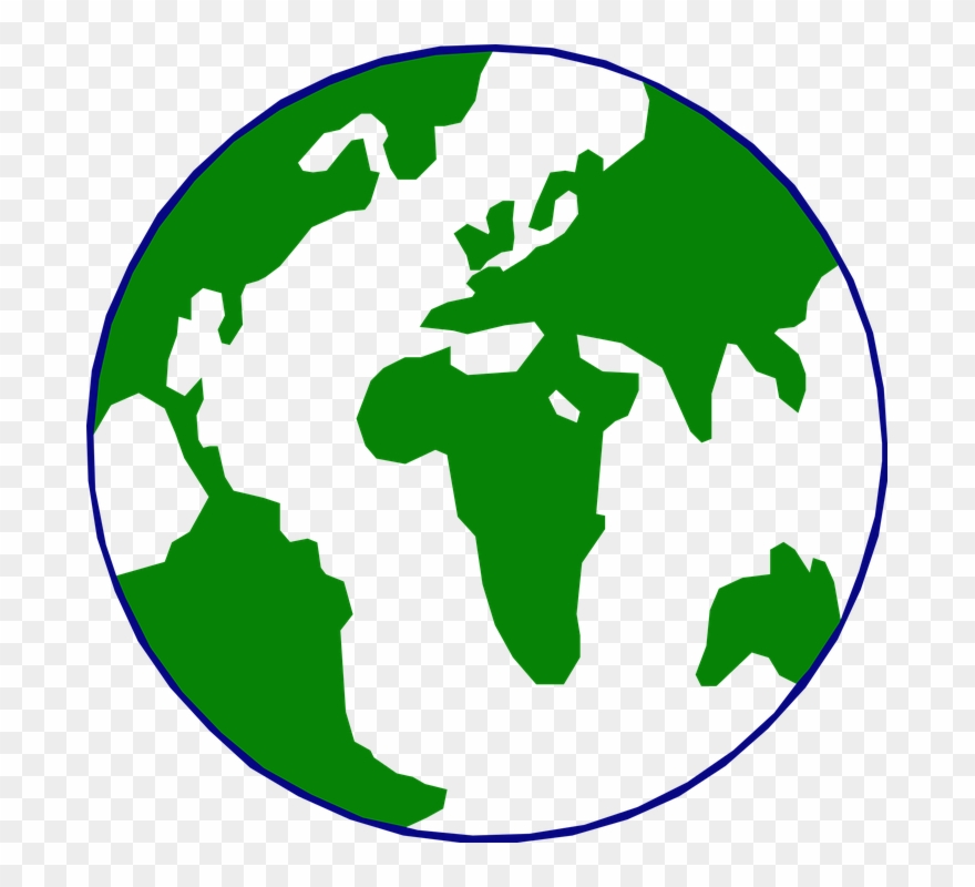 World Map In A Circle Clipart (#626549) - PinClipart