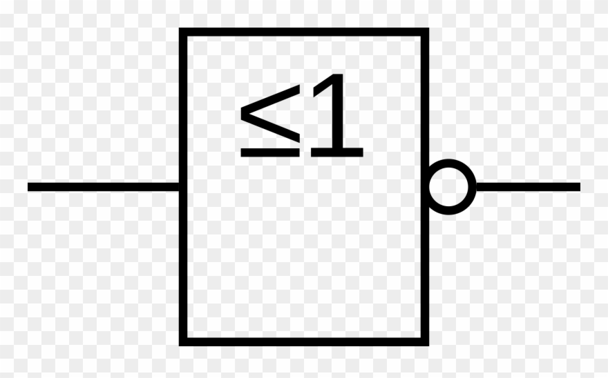 Download Open - Not Gate Iec Symbol Clipart (#626857) - PinClipart