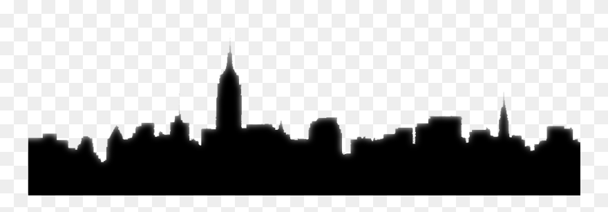 Generic City Skyline Silhouette Png Clipart (#632841) - PinClipart