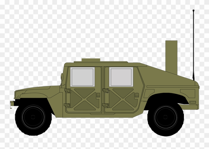 Jeep Clipart Army - Humvee Clipart - Png Download (#636285) - PinClipart