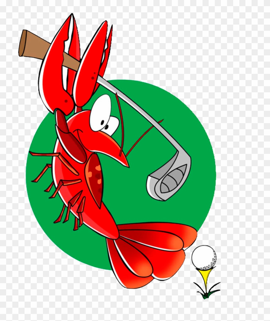 Crawfish Clipart Happy - Crawfish Golf Tournament - Png Download ...