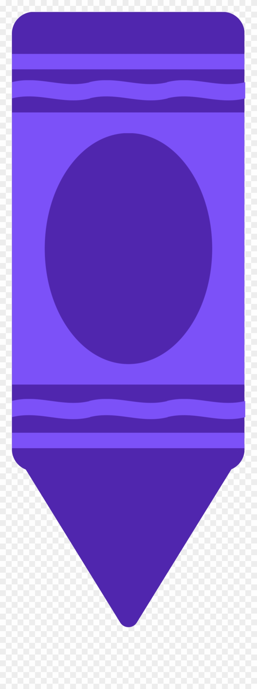 Purple Back To School Crayon Bulletin Board Decor - School Clipart ...