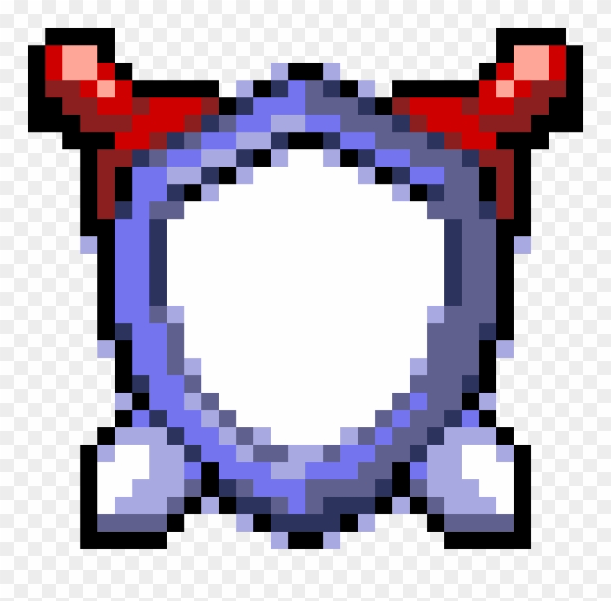 Shield And Sword Sprite - Sword And Shield Pixel Clipart (#647955 ...