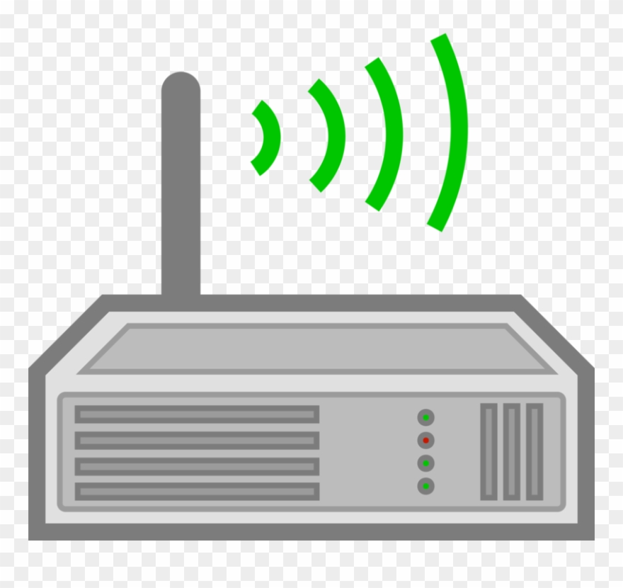 Wireless Router Wi-fi Computer Icons - Router Clipart - Png Download ...
