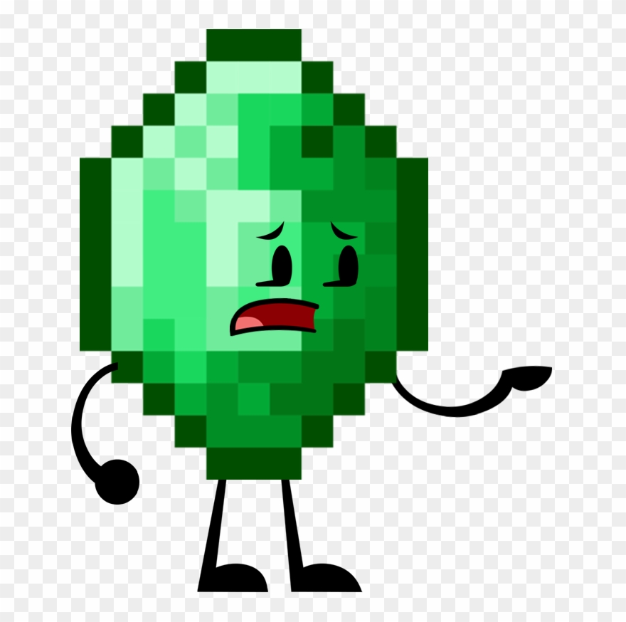 Download Image Mc Emerald Pose For Treeanimations Png - Изумруд Из ...