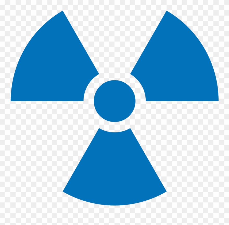 Symbol - Radiation - Transparent Radiation Symbol Blue Clipart (#667566 ...