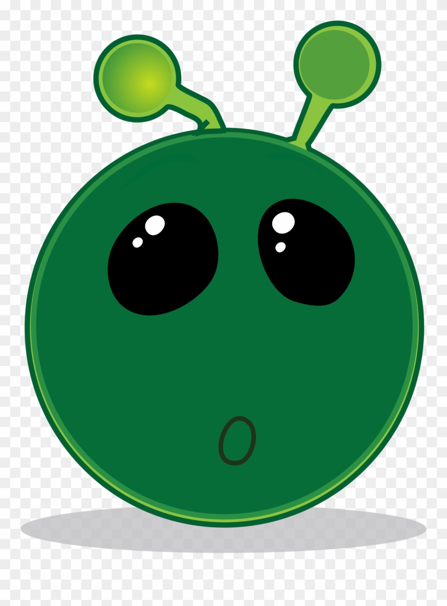 Open - Alien Smiley Clipart (#668785) - PinClipart