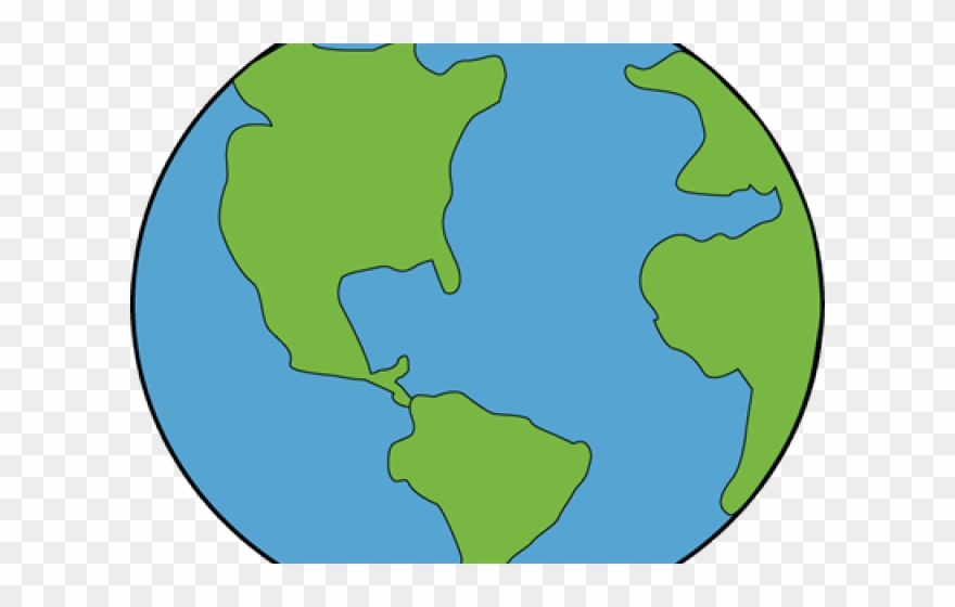 Cute Clipart Earth - Map - Png Download (#669566) - PinClipart