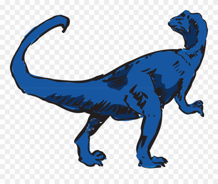 Blue Clipart T Rex - Dinosaur - Png Download (#669932) - PinClipart