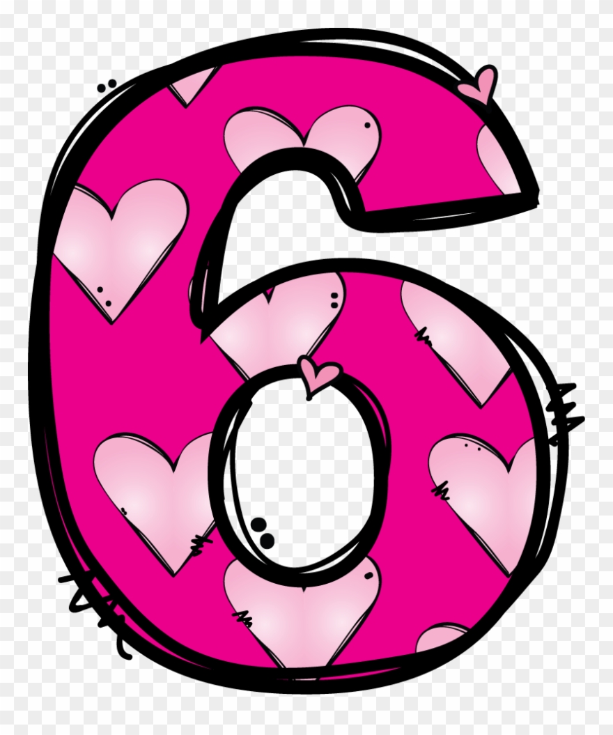 Download Png Transparent Download Autism Clipart Pink - Number 6 In ...