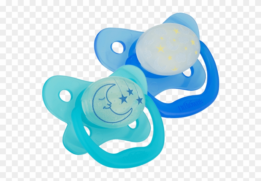Download Dr. Brown's Prevent Contour Glow In The Dark Pacifier, Clipart ...
