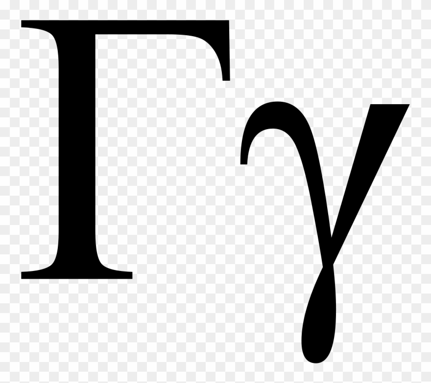 Gama Simbolo - Gamma Symbol Clipart (#686654) - PinClipart