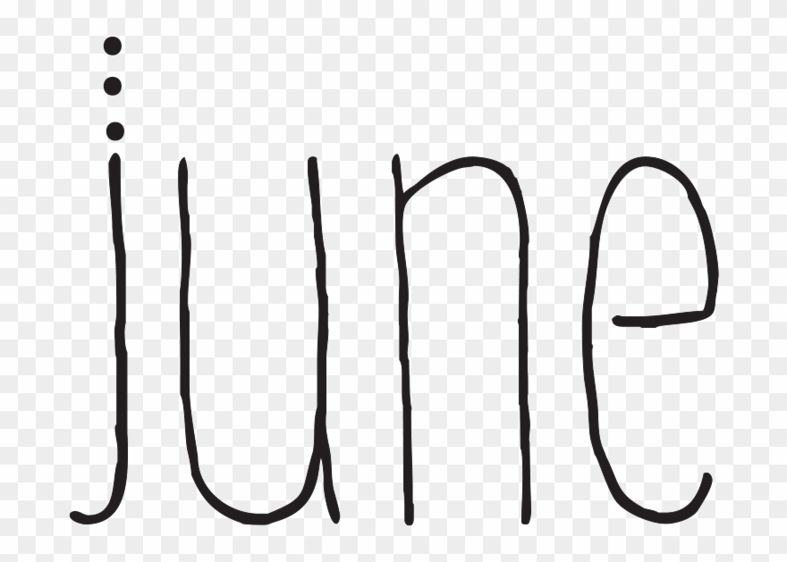 June - Line Art Clipart (#691723) - PinClipart