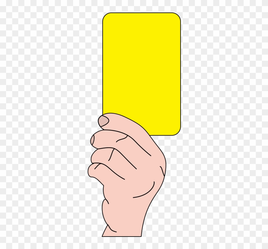 Yellow Card Clipart (#699615) - PinClipart