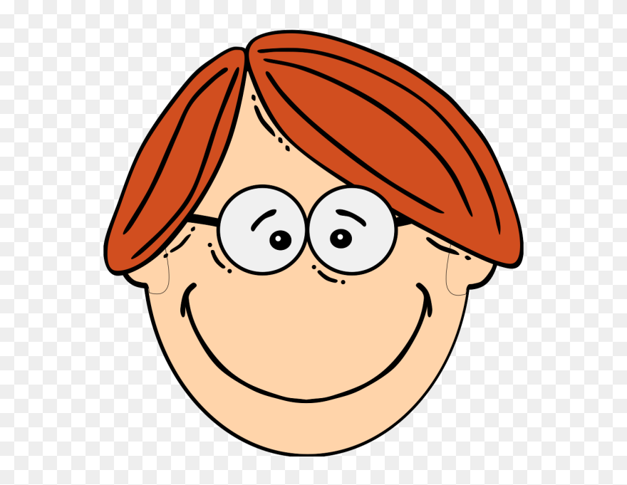 Download Smiling Red Head Boy With Glasses Clip Art At Clipartimage ...