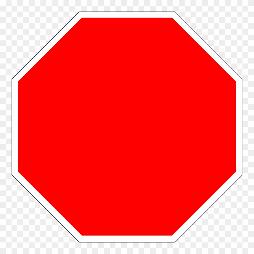 Stop Sign Clip Art Png - Stop Sign Without Stop Transparent Png (#77733 ...