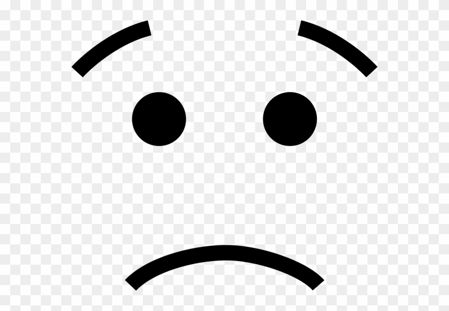 Download Frown Face Clipart Transparent - Png Download (#723813 ...