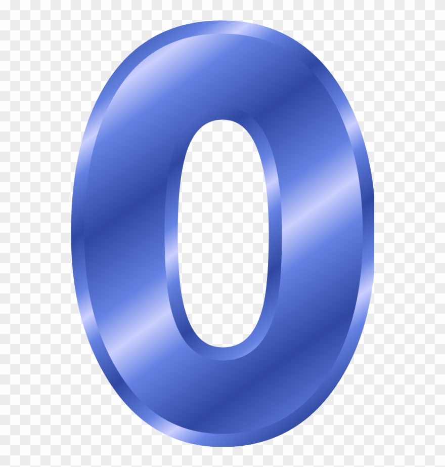Download Vector Clip Art - Number 0 Color Blue - Png Download (#735138 ...