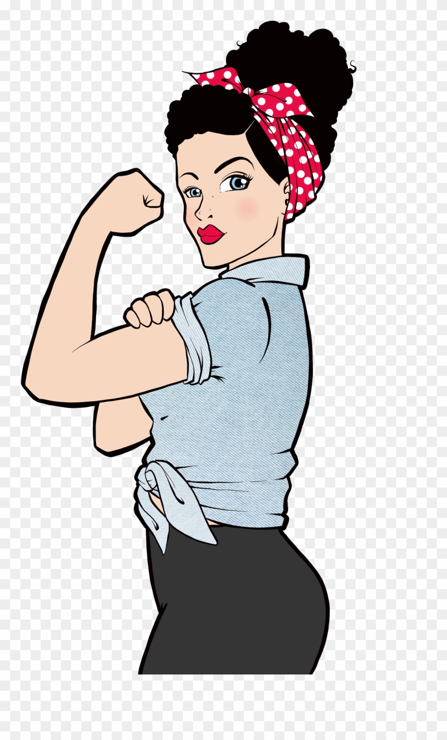 Rosie The Riveter - Girl Clipart (#740777) - PinClipart