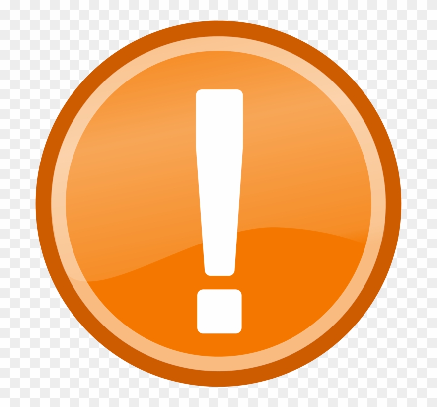 Download Exclamation Mark Png - Icone Point D Exclamation Orange ...