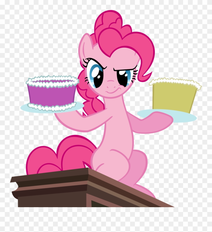 Pie Throwing Png Png Royalty Free - Pinkie Pie With Cake Clipart ...