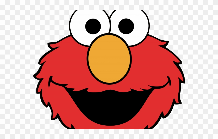 Sesame Street Clipart Monsters - Elmo Face No Background - Png Download ...