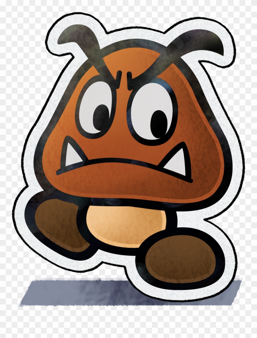 Paper Goomba Clipart (#772427) - PinClipart