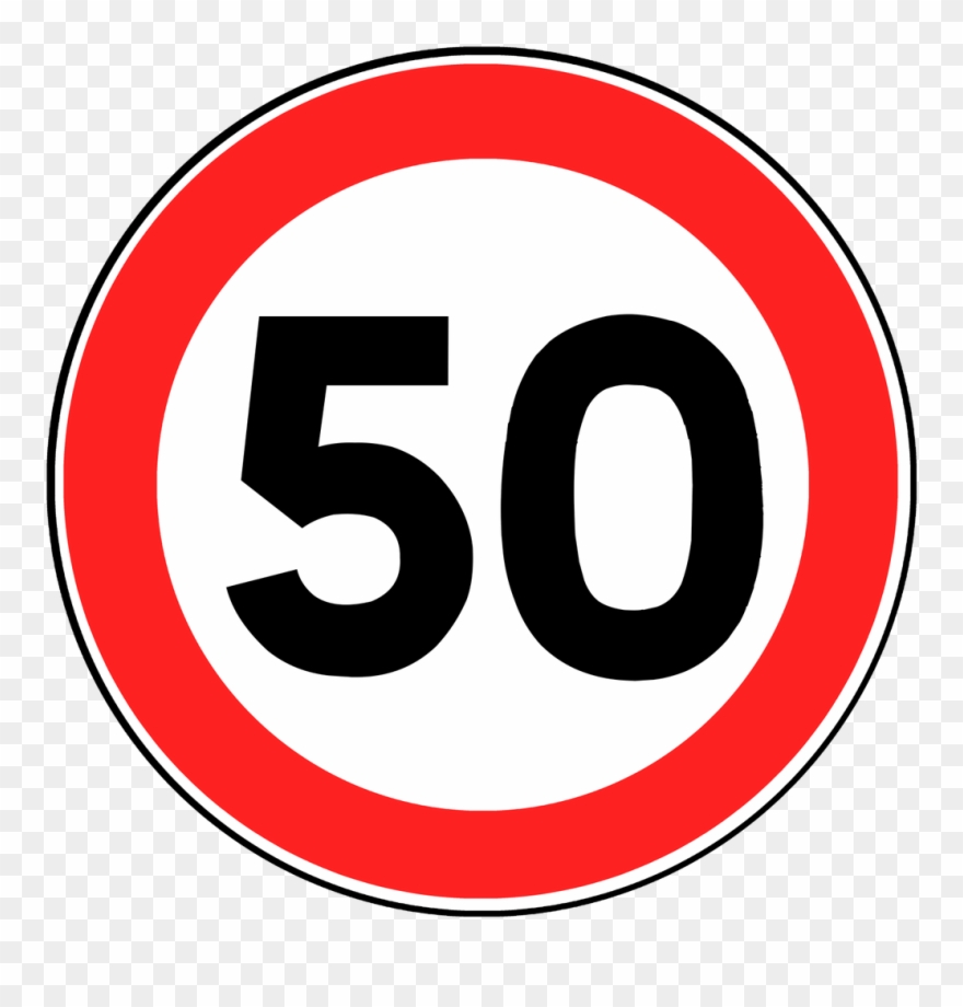 50 Speed Limit Sign Clipart (#776473) - PinClipart