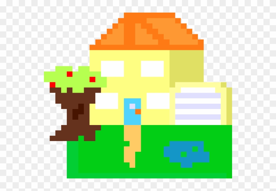 Download 8 Bit House Clip Art - 8 Bit House Png Transparent Png ...