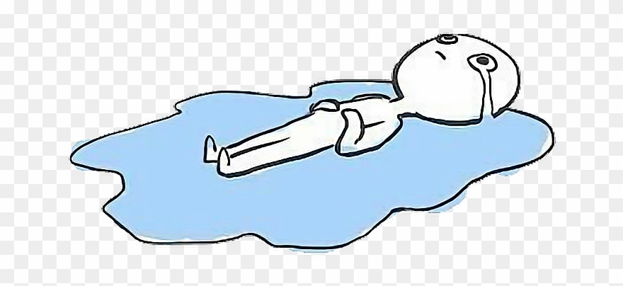 Download Oreo Clipart Emoji - Crying While Lying Down - Png Download ...