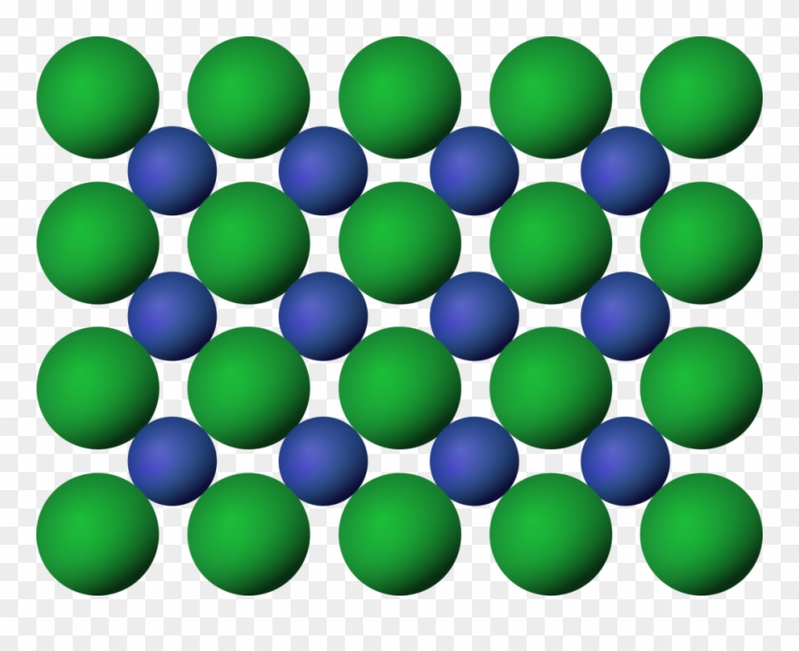 Download Sodium Chloride Chemistry Crystal Structure - Nacl 2d Model ...