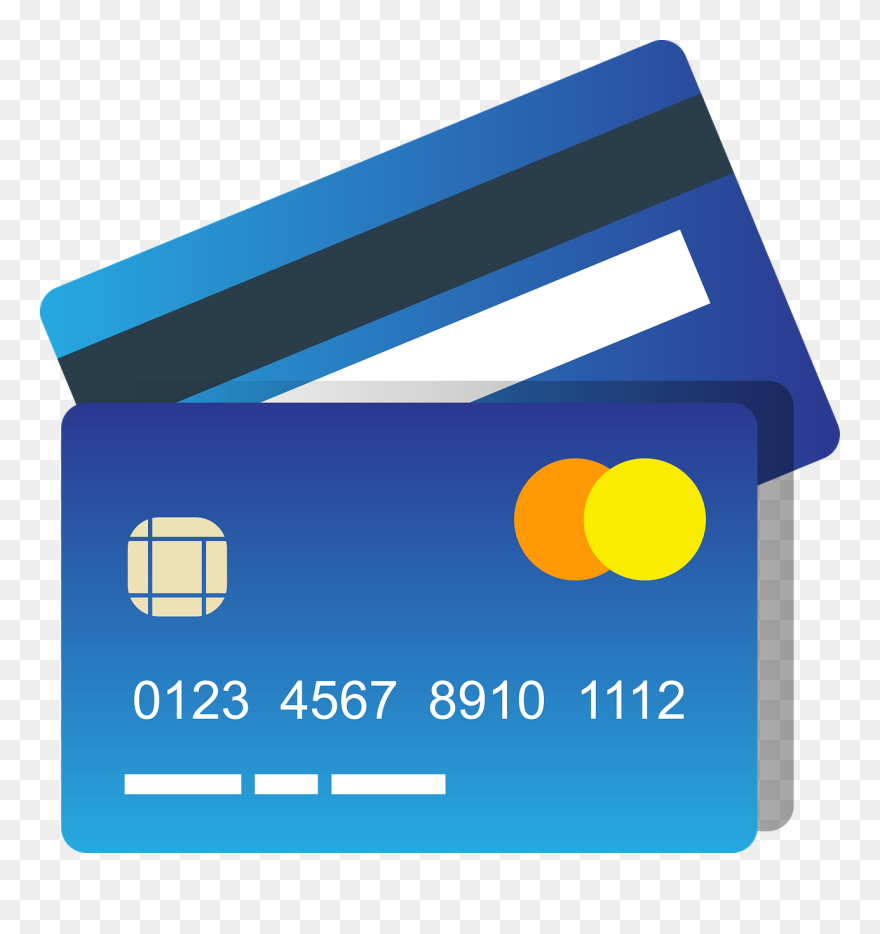 Download Blue Credit Card Clipart Photo - Credit Card Icon Png ...