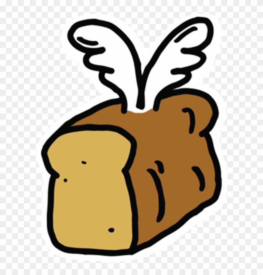 Og Loaf Sticker - Flying Bread Clipart (#785592) - PinClipart