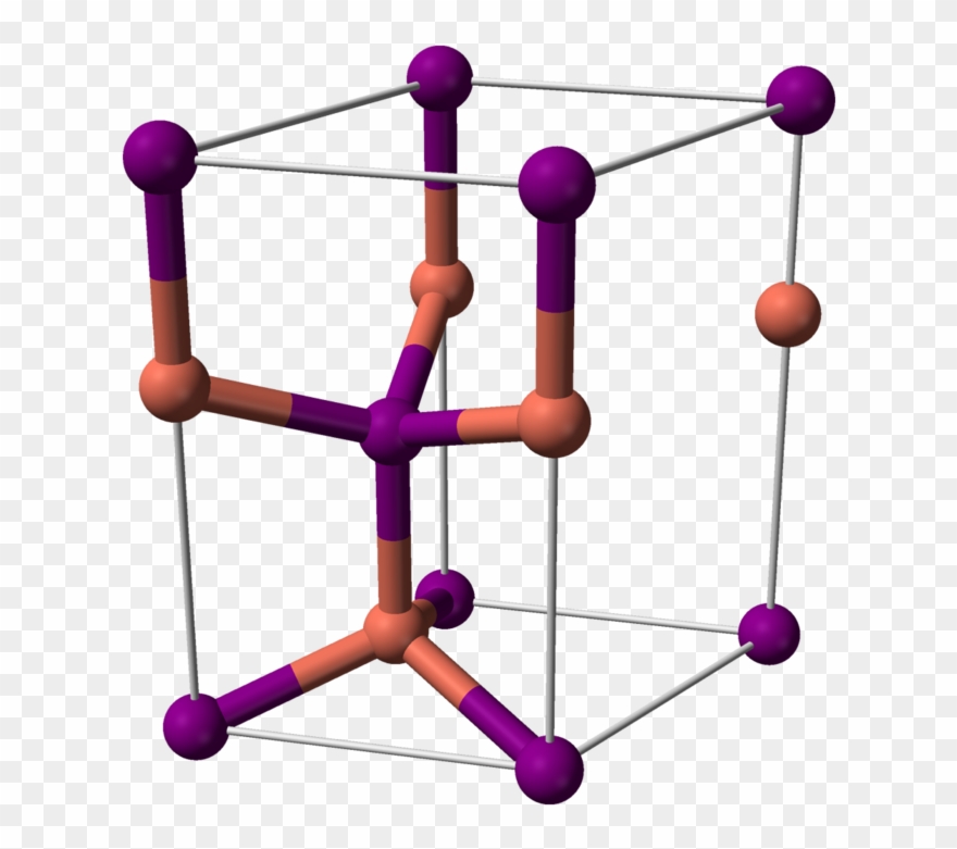 Copper Iodide (beta) Unit Cell 3d Balls - Copper Iodide Crystal ...