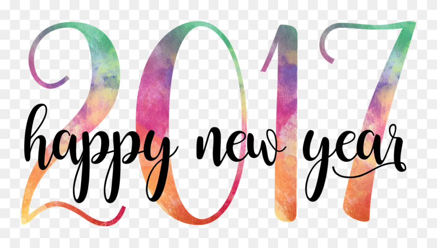 Happy New Year 2017 Png Clipart (#799140) - PinClipart