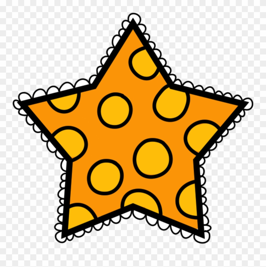 Cute Clipart, Printable Designs, Cartoon Kids, Clip - Orange Polka Dot ...