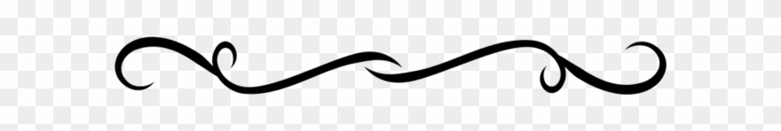 Download Black Divider No Background Fancy Line Clipart - Fancy Line ...