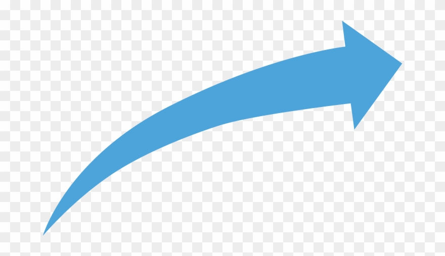 Download Curved Arrow Blue By Tdhoward75 Shiny Icon - Wind Arrow Png ...