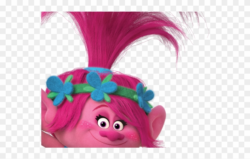 Download Poppy Clipart Transparent Background - Trolls Birthday ...