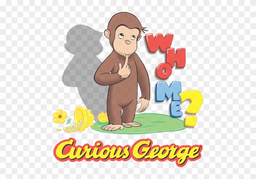 Curious George Who Me Men's Slim Fit T-shirt - Curious George Clipart ...