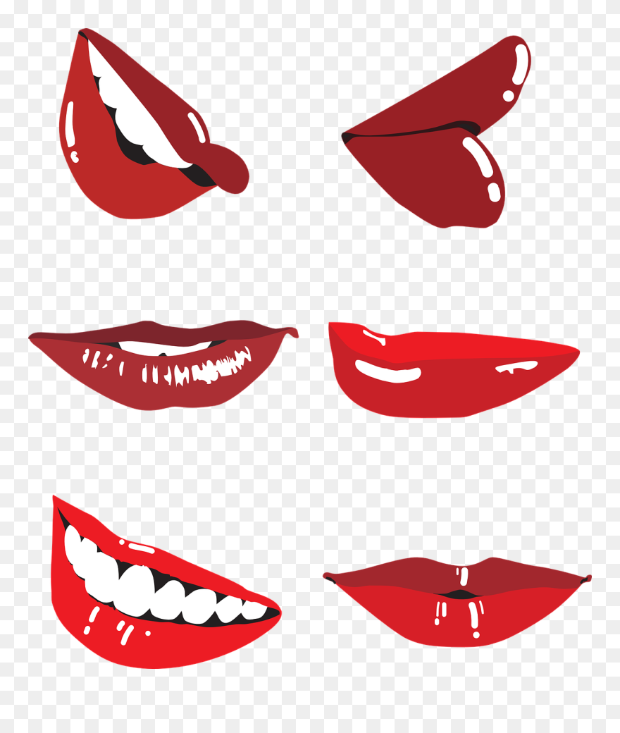 Vector Lips Side View | Lipstutorial.org