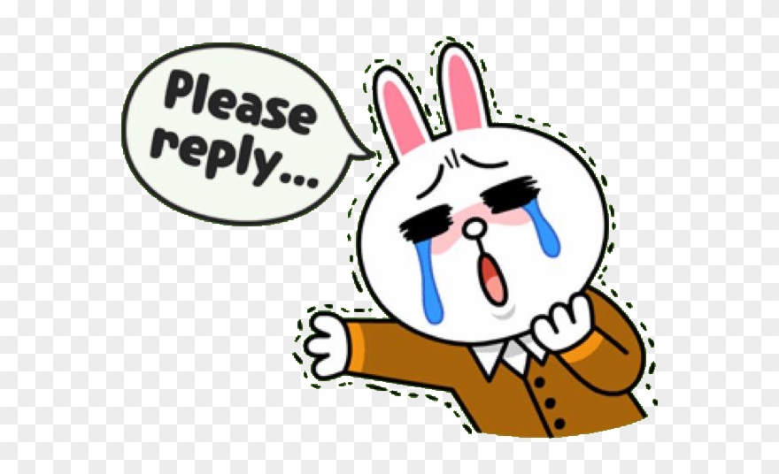 Download Teary Cony Pleading Brown To "please Reply" - Reply Please ...