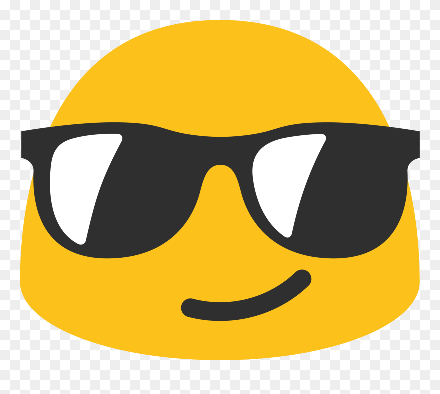 Download File - Emoji U1f60e - Svg - Cool Blob Emoji Clipart (#826651 ...