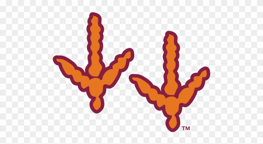 Download Hokie Tracks As Outline - Virginia Tech Hokies Logo Clipart ...