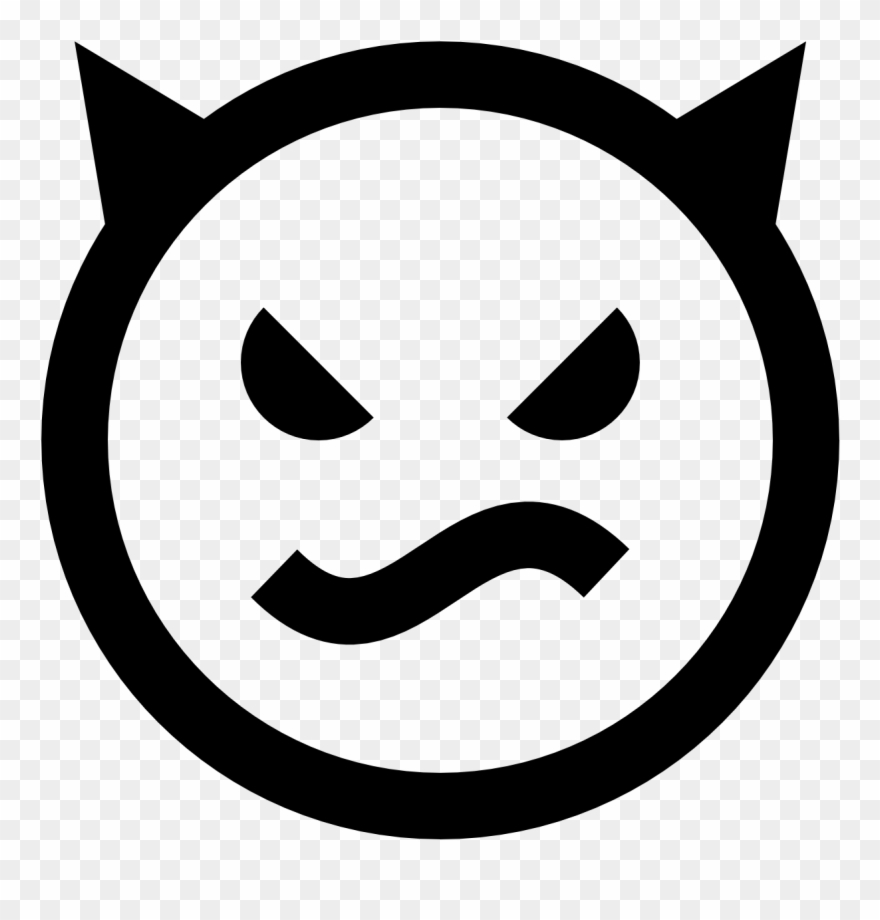 Evil Icon Transparent Clipart (#846188) - PinClipart