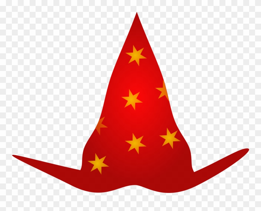 Open - Red Wizard Hat Clipart (#864379) - PinClipart
