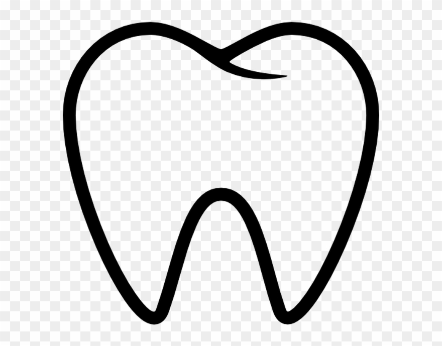 Tooth Free Vector Icons Designed By Freepik - Line Art Clipart (#866056 ...
