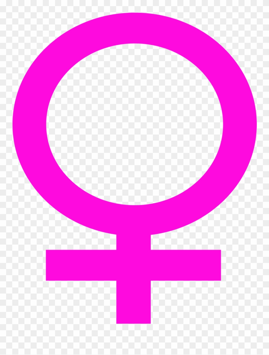 Download Female Sign Png - Female Gender Symbol Png Clipart (#878641 ...