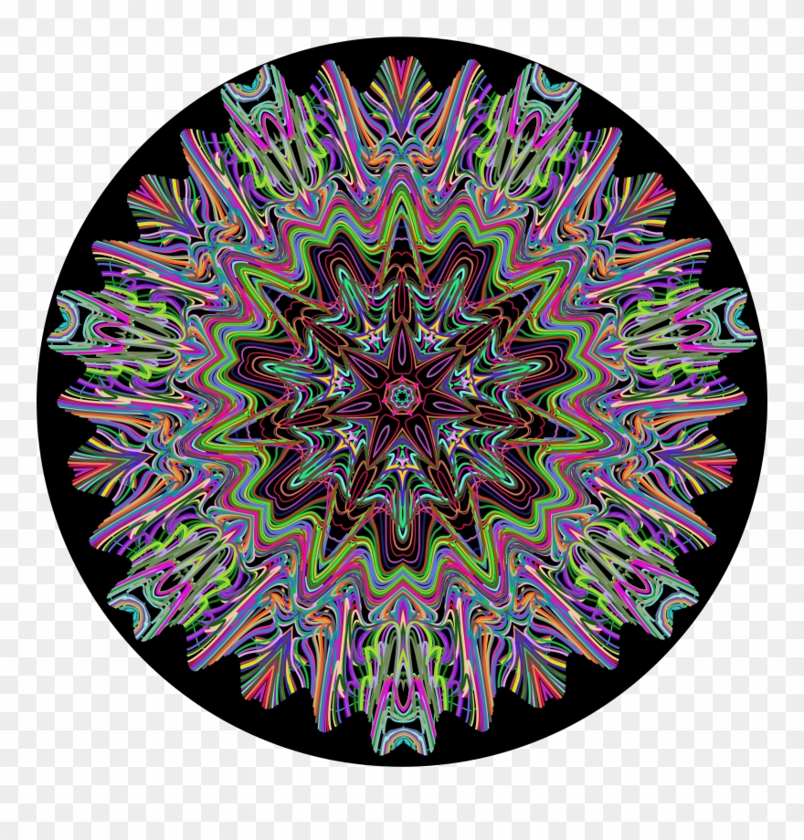 Mandala Line Art Clipart (#878727) - PinClipart